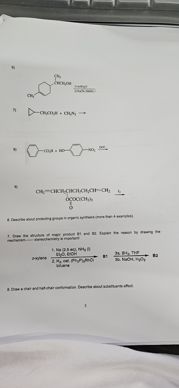 D-CH2CO2H+CH2N2longrightarrowDescribe about | Chegg.com