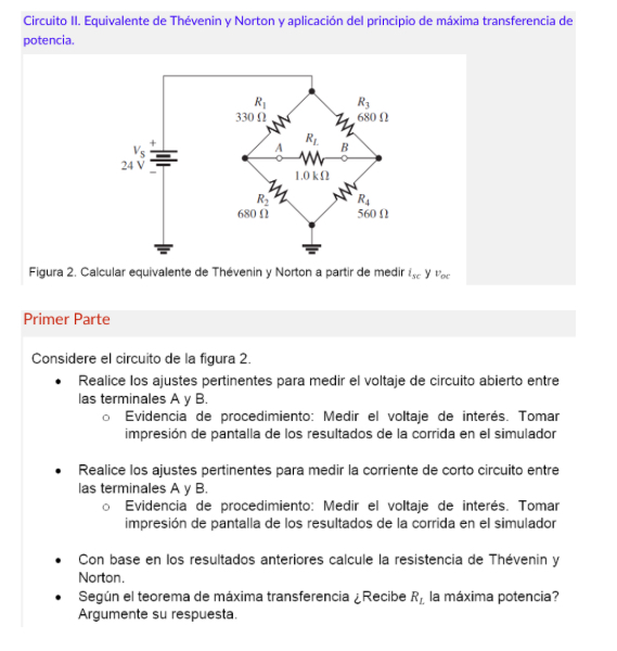 Solved Resuelve el problema: en Multisim ( ﻿In Multisim) | Chegg.com
