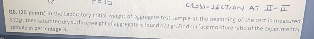 Solved CLOS SECTION AT I-II Q6. (20 points) in the | Chegg.com