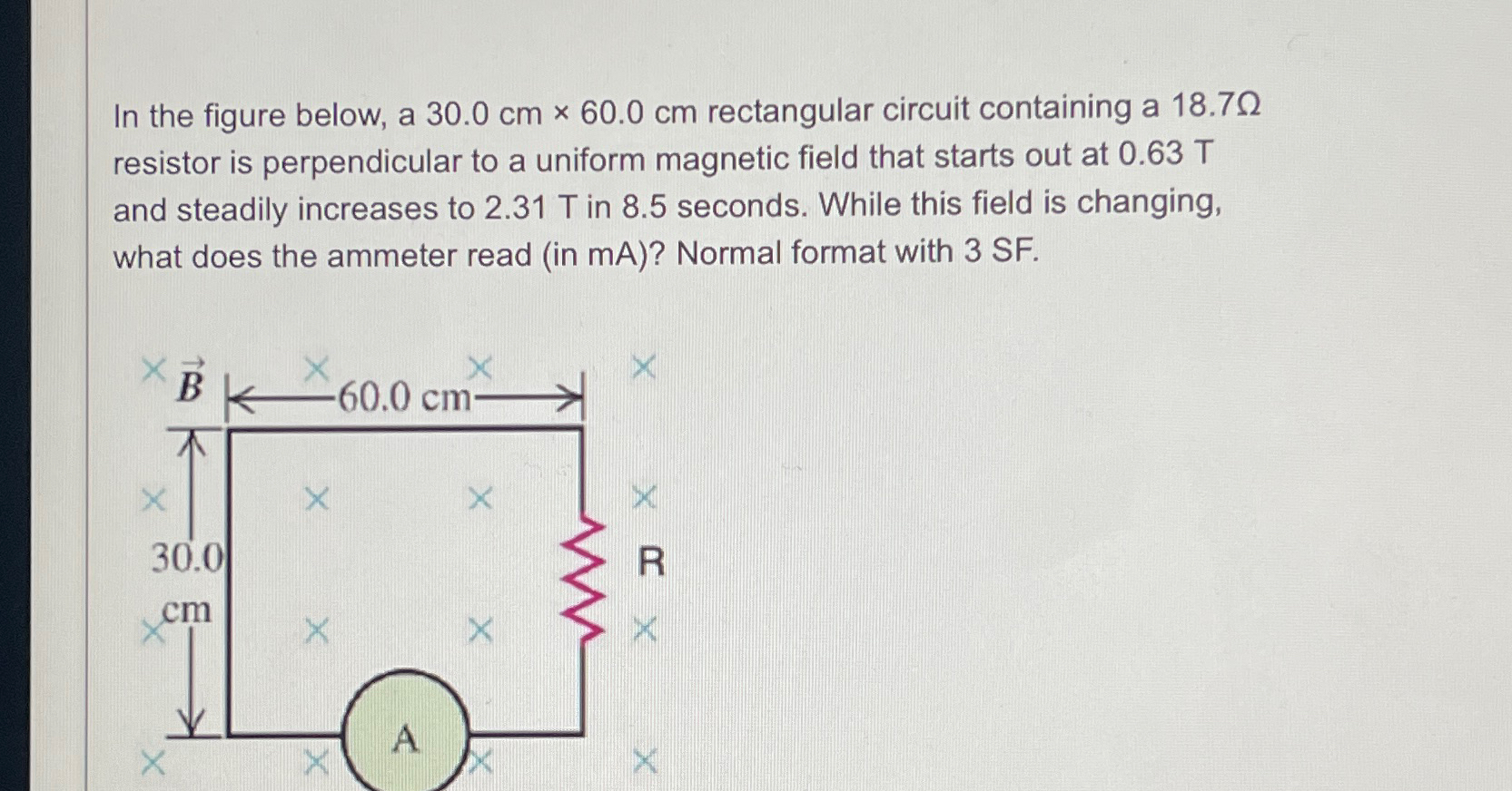 Solved In the figure below, a 30.0cm×60.0cm ﻿rectangular | Chegg.com