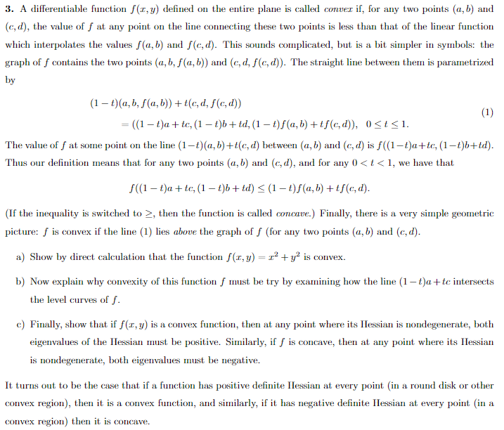 A differentiable function f(x,y) ﻿defined on the | Chegg.com