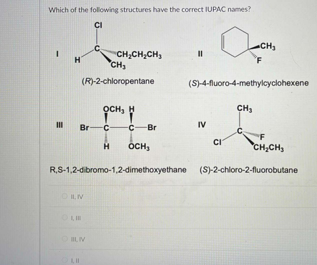 Solved Which of the following structures have the correct | Chegg.com