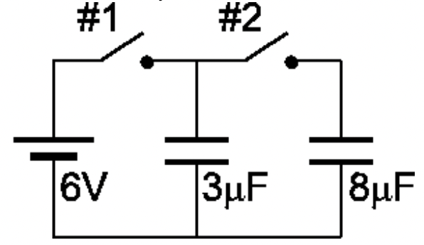 Solved In the circuit shown below, both capacitors are | Chegg.com