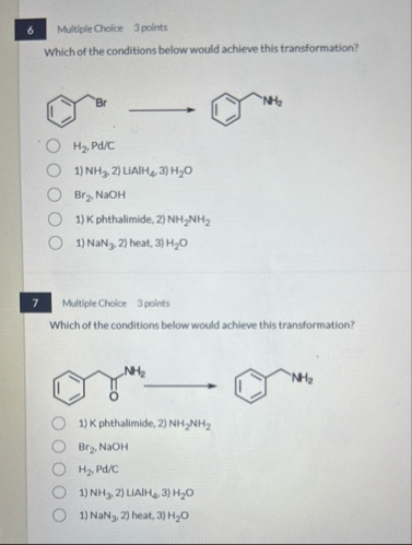 Solved 6Multiple Choice 3 ﻿pointsWhich of the conditions | Chegg.com