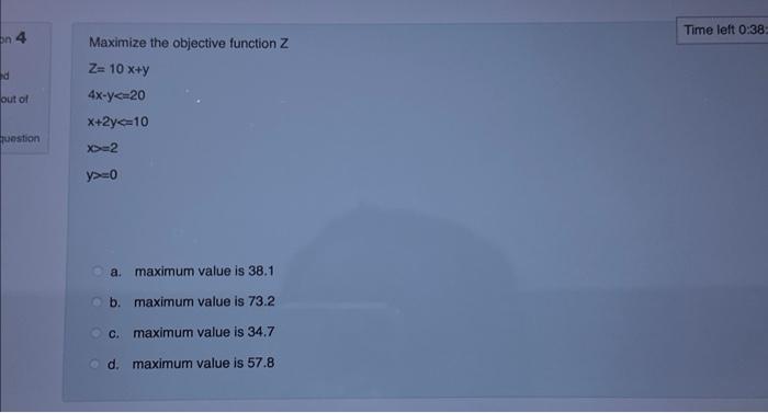 Solved Maximize the objective function Z | Chegg.com