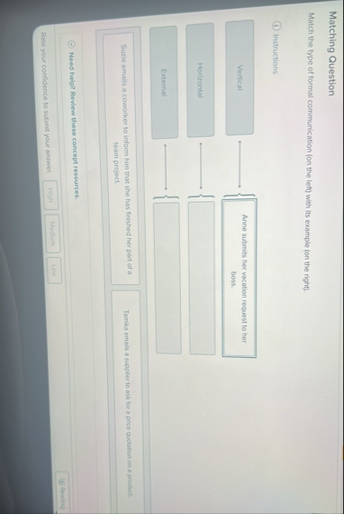 Solved Matching QuestionMatch the type of formal | Chegg.com