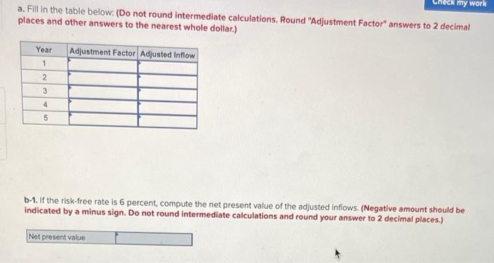 Solved Problem 13-25 Certainty equivalent approach (LO13-1) | Chegg.com