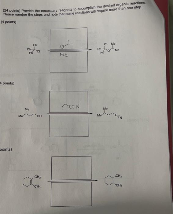 Solved Please number the steps and note that some reactions | Chegg.com