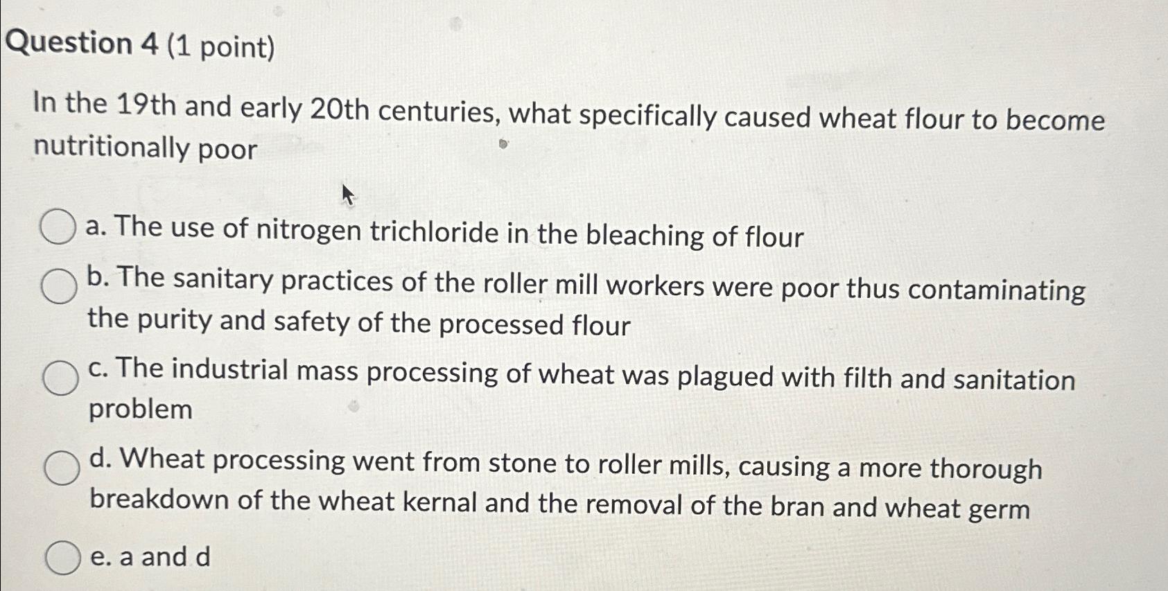 Solved Question 4 (1 ﻿point)In the 19th and early 20th | Chegg.com