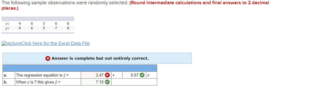 Solved The following sample observations were randomly | Chegg.com