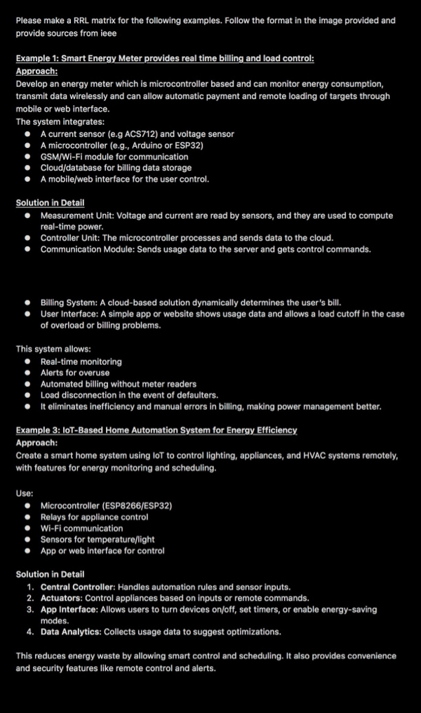Solved Please make a RRL matrix for the following examples. | Chegg.com