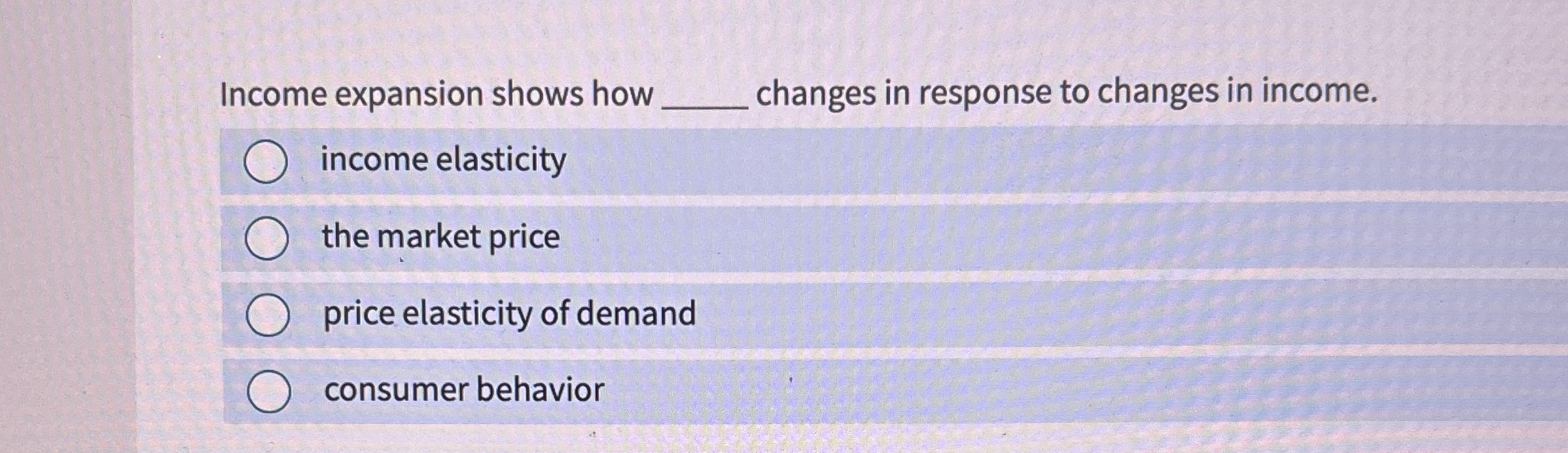 Solved Income expansion shows how q, ﻿changes in response to | Chegg.com