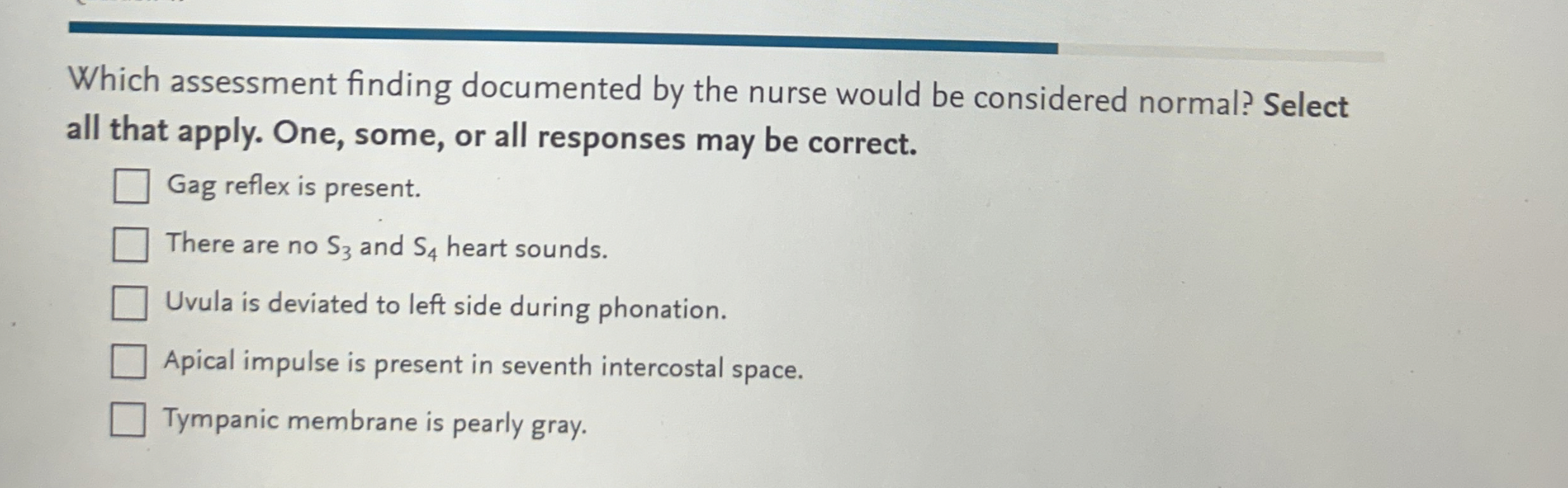 Solved Which assessment finding documented by the nurse | Chegg.com