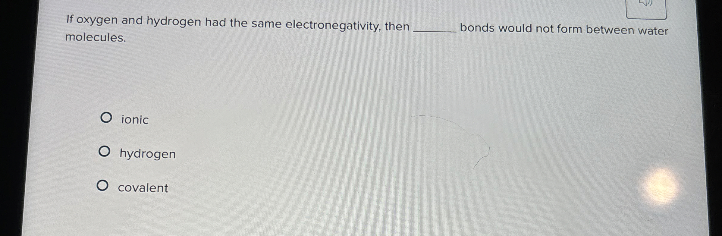 Solved If oxygen and hydrogen had the same | Chegg.com