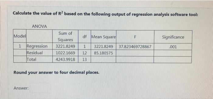 Solved Calculate the value of R2 based on the following | Chegg.com