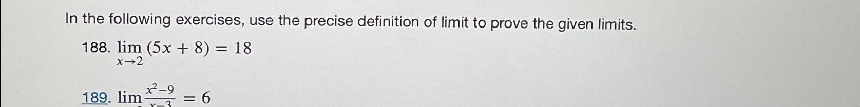 Solved In The Following Exercises Use The Precise
