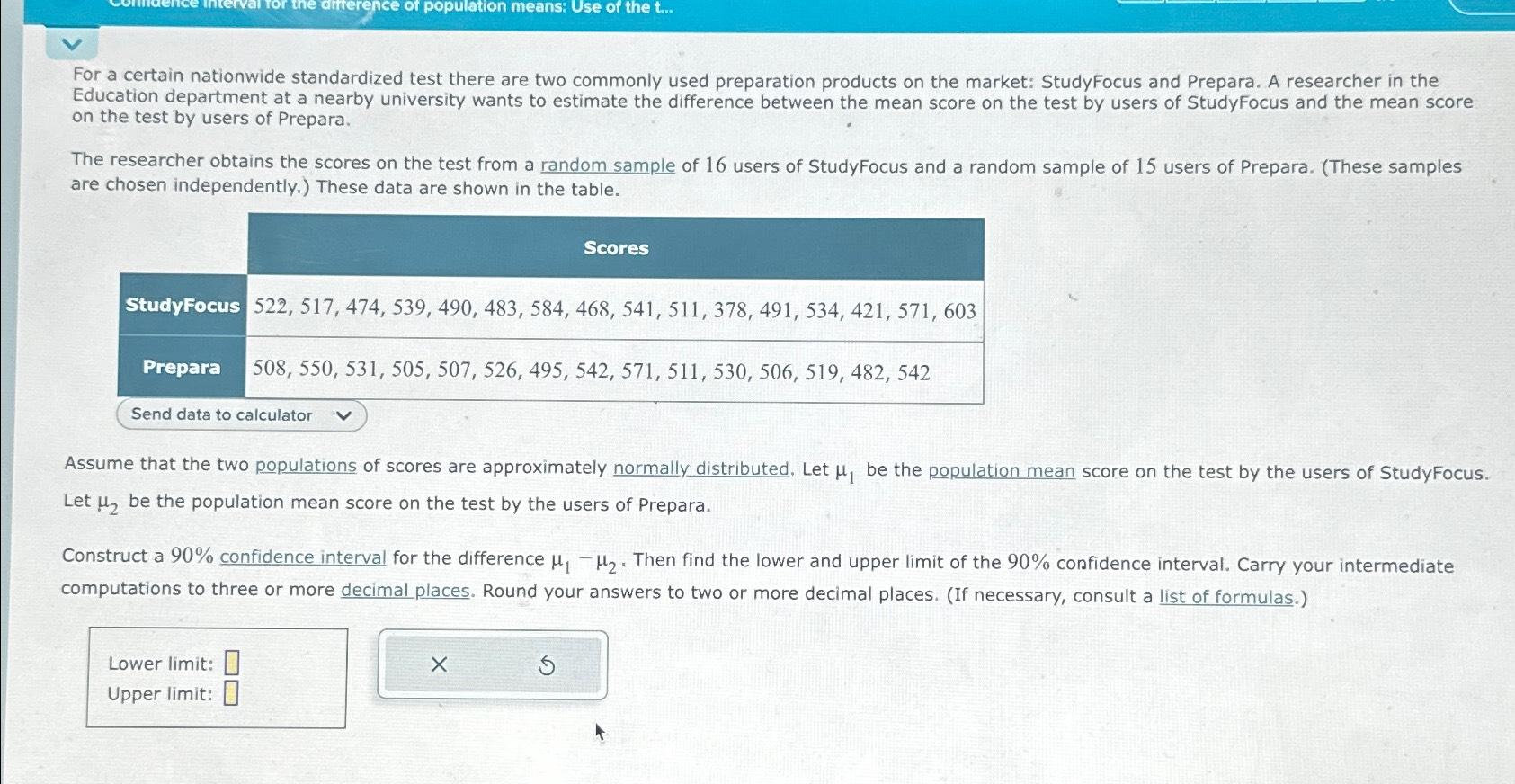 Solved For a certain nationwide standardized test there are | Chegg.com