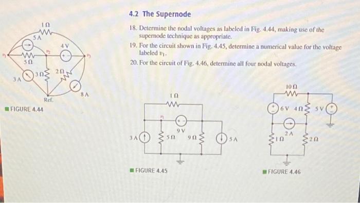 Solved 18. Determine the nodal voltages as labeled in Fig. | Chegg.com