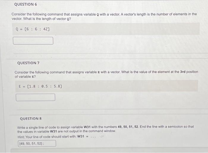 Solved Please help me with question 6 and 7. Im not sure if | Chegg.com