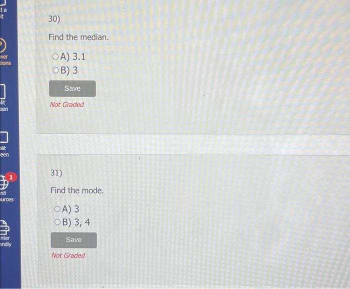 Solved For the following problems, use the data below. The | Chegg.com