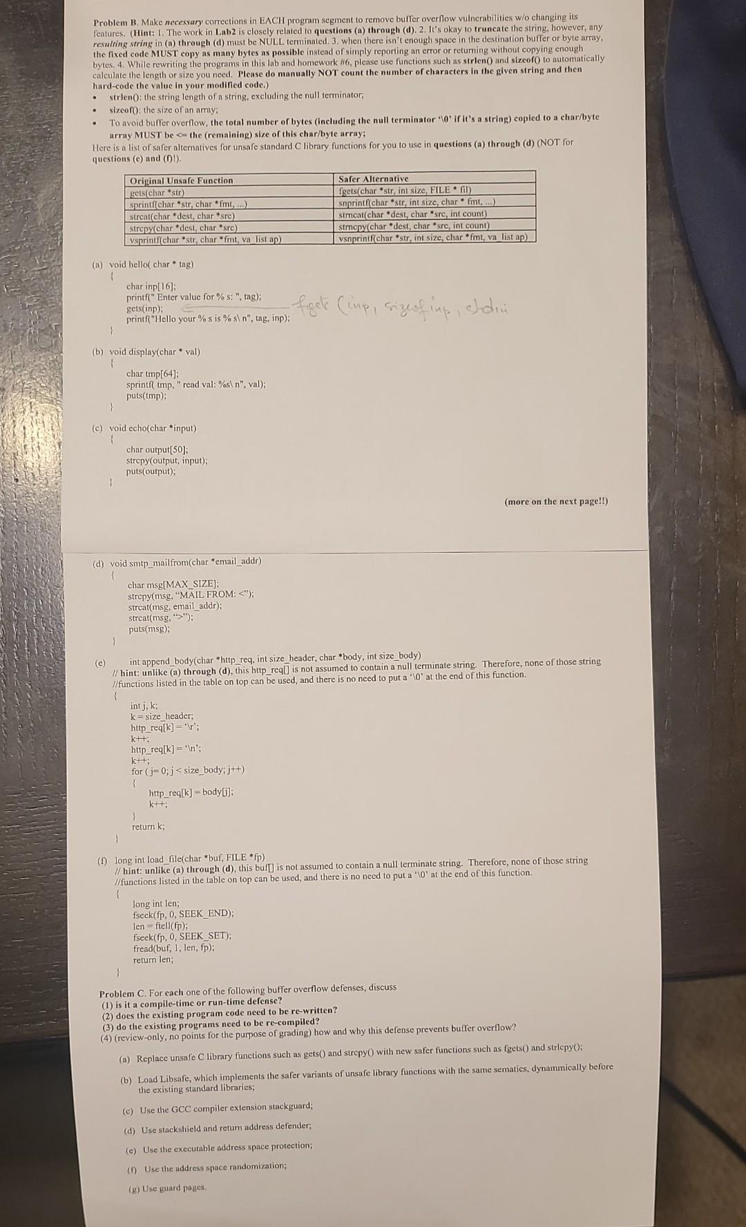 Solved Problem B. Make necessary corrections in EАCH program | Chegg.com