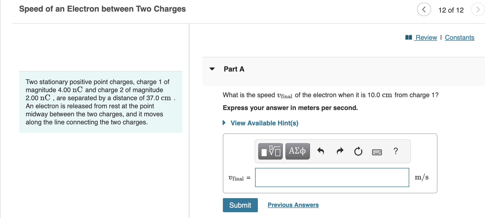 Solved Two stationary positive point charges, charge 1 ﻿of | Chegg.com