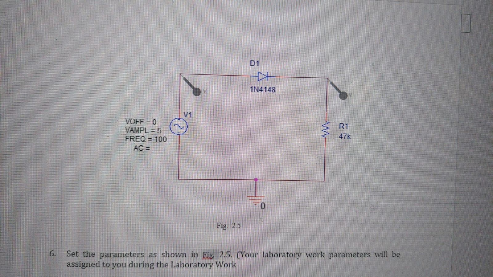 Solved Set the parameters as shown in Eig. 2.5. (Your | Chegg.com