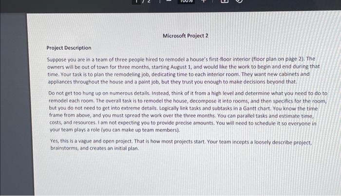 Solved Project Description Suppose you are in a team of | Chegg.com