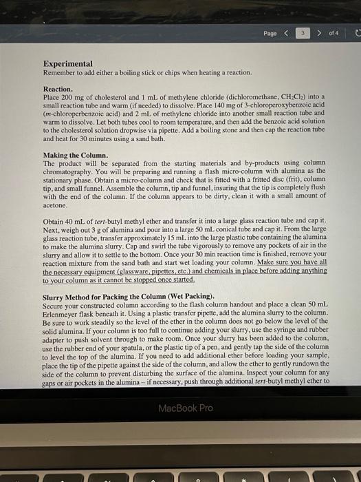 Solved Experimental Remember to add either a boiling stick | Chegg.com