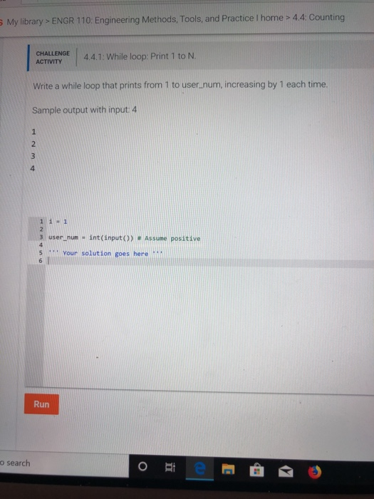 Solved My library > ENGR 110: Engineering Methods, Tools, | Chegg.com