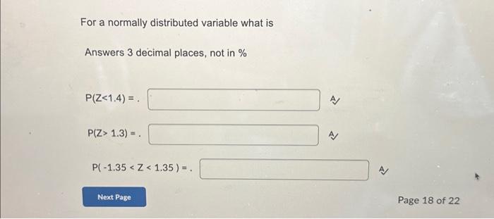 Solved For a normally distributed variable what is Answers 3 | Chegg.com