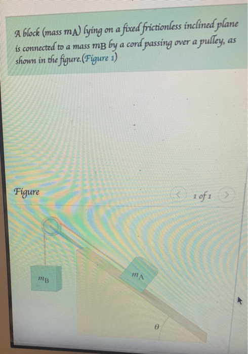 Solved What conditions apply to masses mA and ms for the | Chegg.com