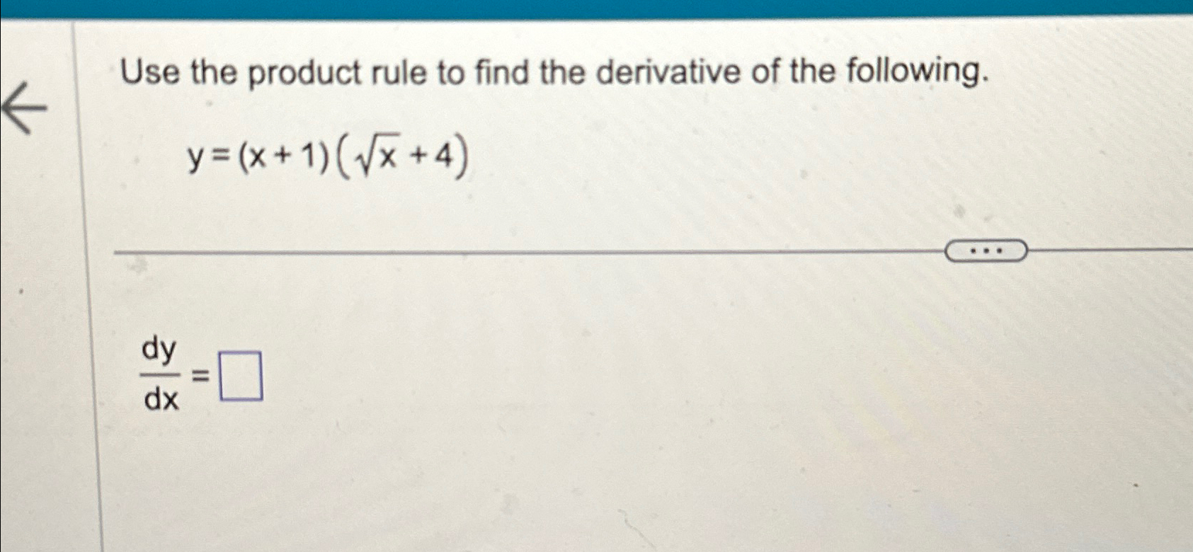 Solved Use the product rule to find the derivative of the | Chegg.com