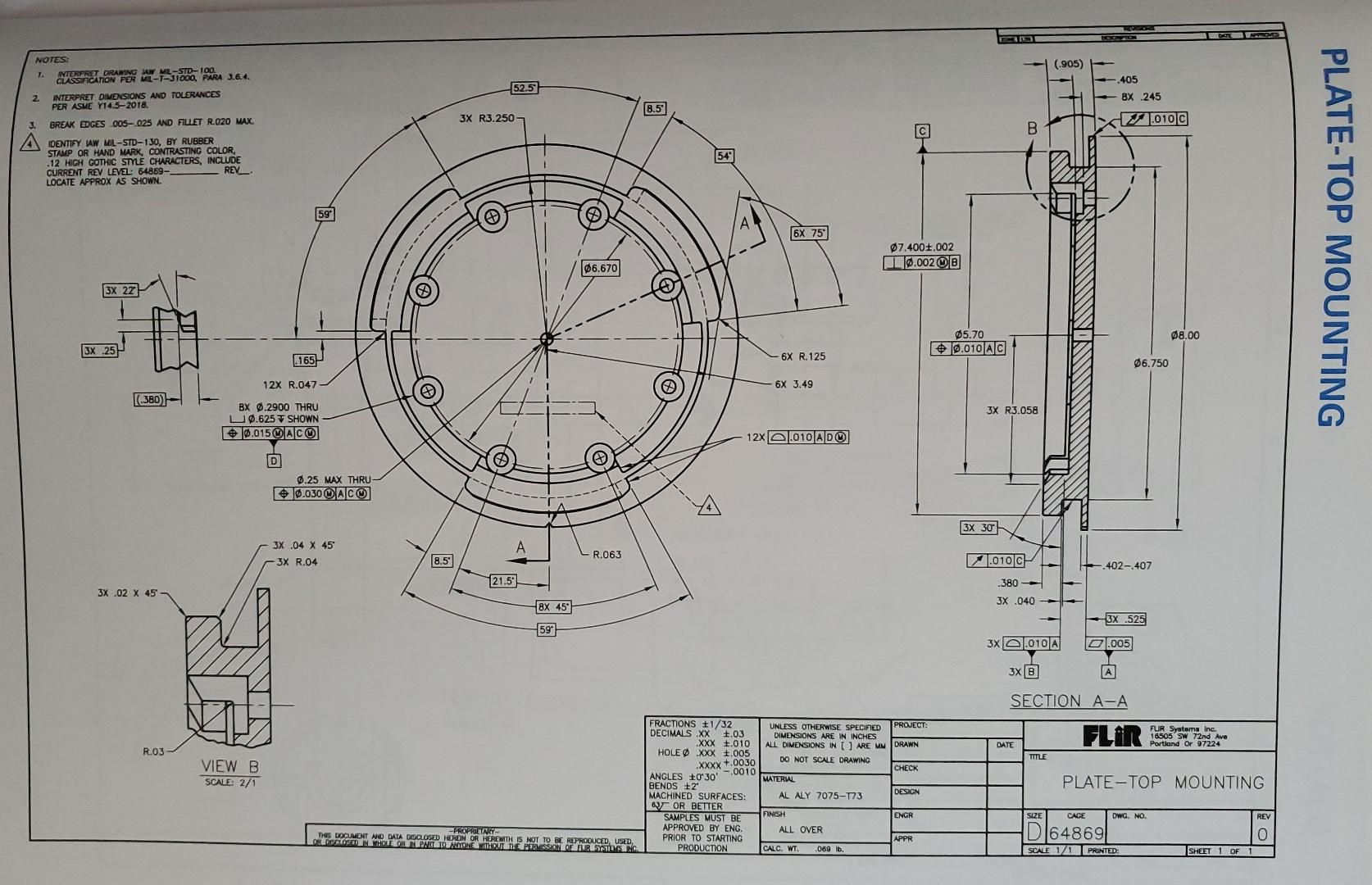 Solved 6. Completely describe the orientation tolerance and | Chegg.com