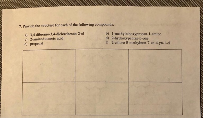 Solved 4. Draw the structure for each of the following | Chegg.com