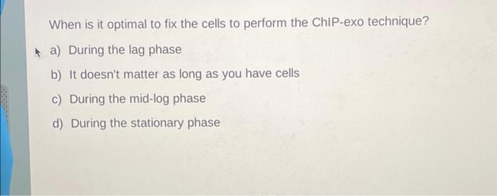 Solved When is it optimal to fix the cells to perform the | Chegg.com