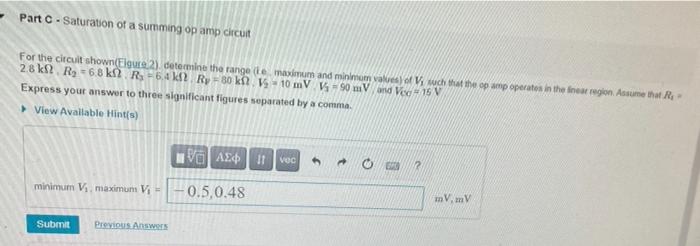 Solved W 'R, vom R. V.M R. M R, ov. 0.1 Part C - | Chegg.com