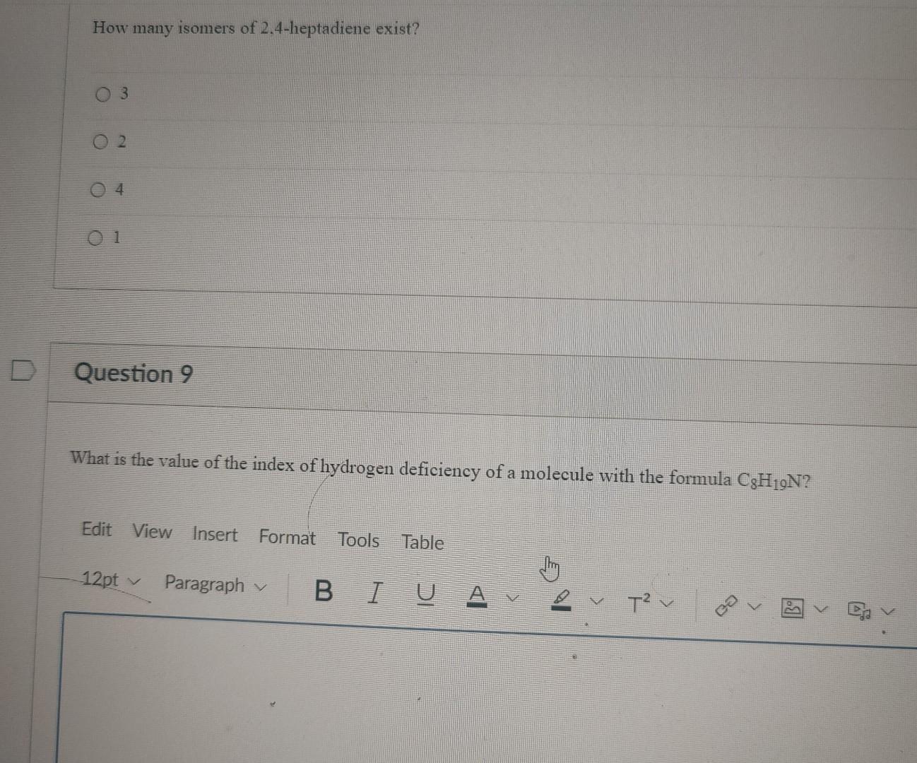 Solved How many isomers of 2,4-heptadiene exist? 3 2 4 1 | Chegg.com