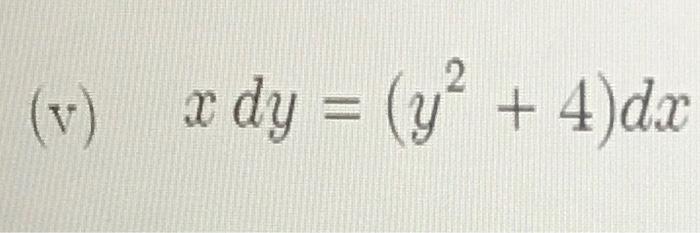 Solved first order differential equations; separate the | Chegg.com