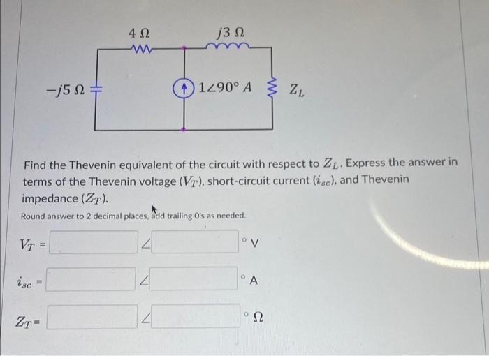 Solved Find the Thevenin equivalent of the circuit with | Chegg.com
