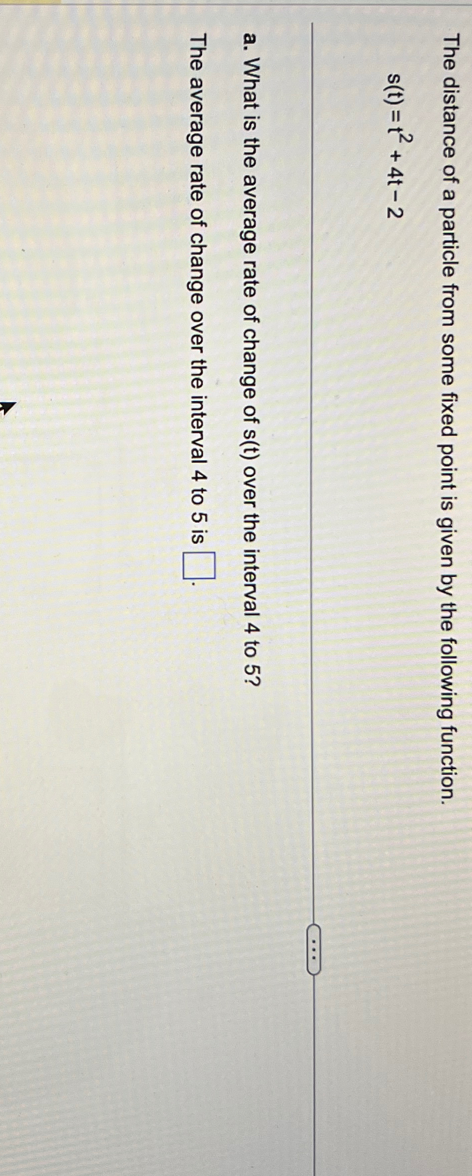 Solved The distance of a particle from some fixed point is | Chegg.com