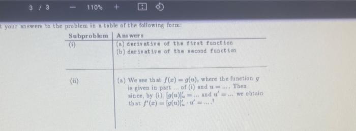 Solved 3. (Chain Rule for Composite Functiong) (i) Fisd the | Chegg.com