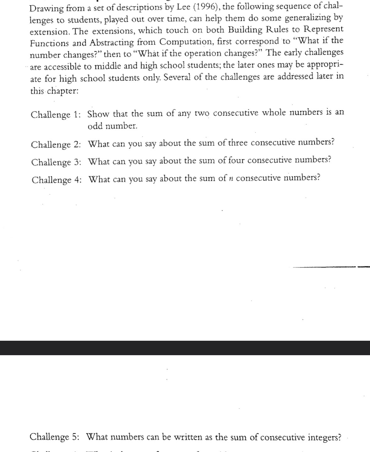 Solved Drawing from a set of descriptions by Lee (1996), | Chegg.com