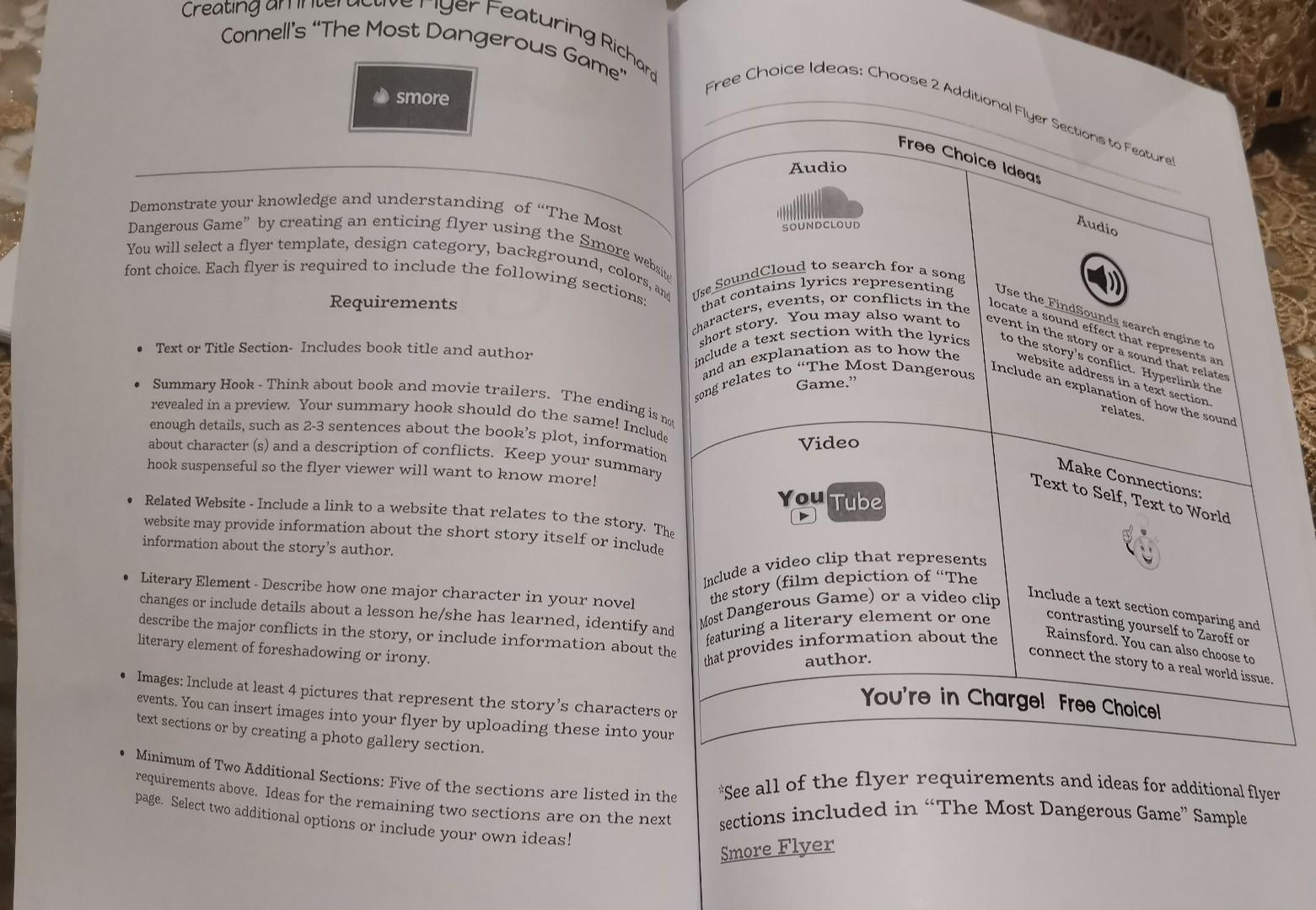 You will select a flyer template, design category | Chegg.com