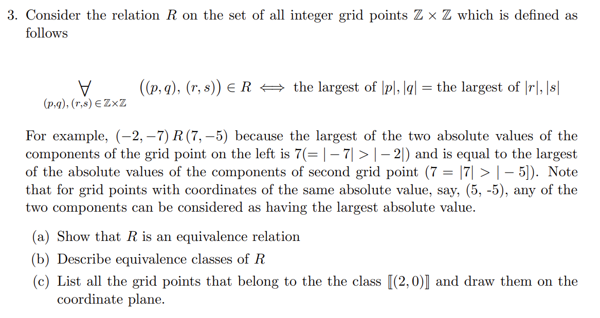 Solved Refer to ﻿the picture.Consider the relation R ﻿on the | Chegg.com