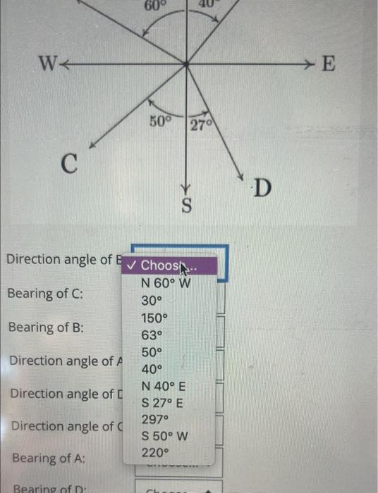 Solved Given the following diagram showing four vectors A, | Chegg.com