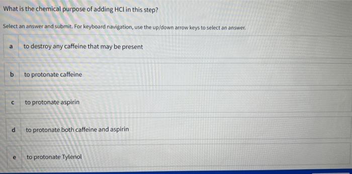 Solved What is the underlying factor that allows aspirin to | Chegg.com