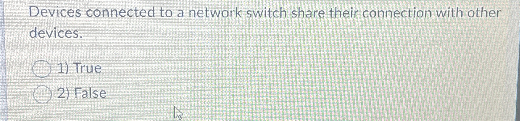 Solved Devices connected to a network switch share their | Chegg.com