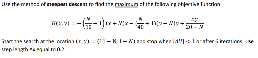 Solved Use the method of steepest descent to find the | Chegg.com