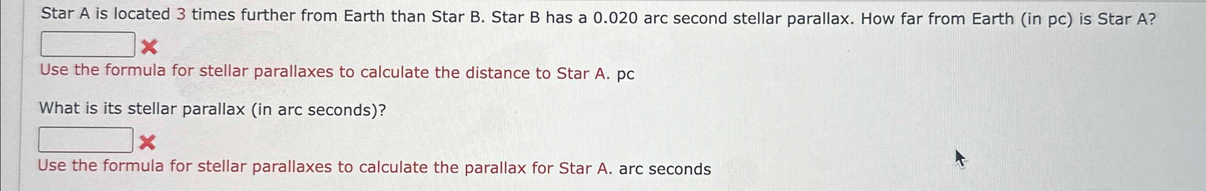 Solved Star A is located 3 ﻿times further from Earth than | Chegg.com